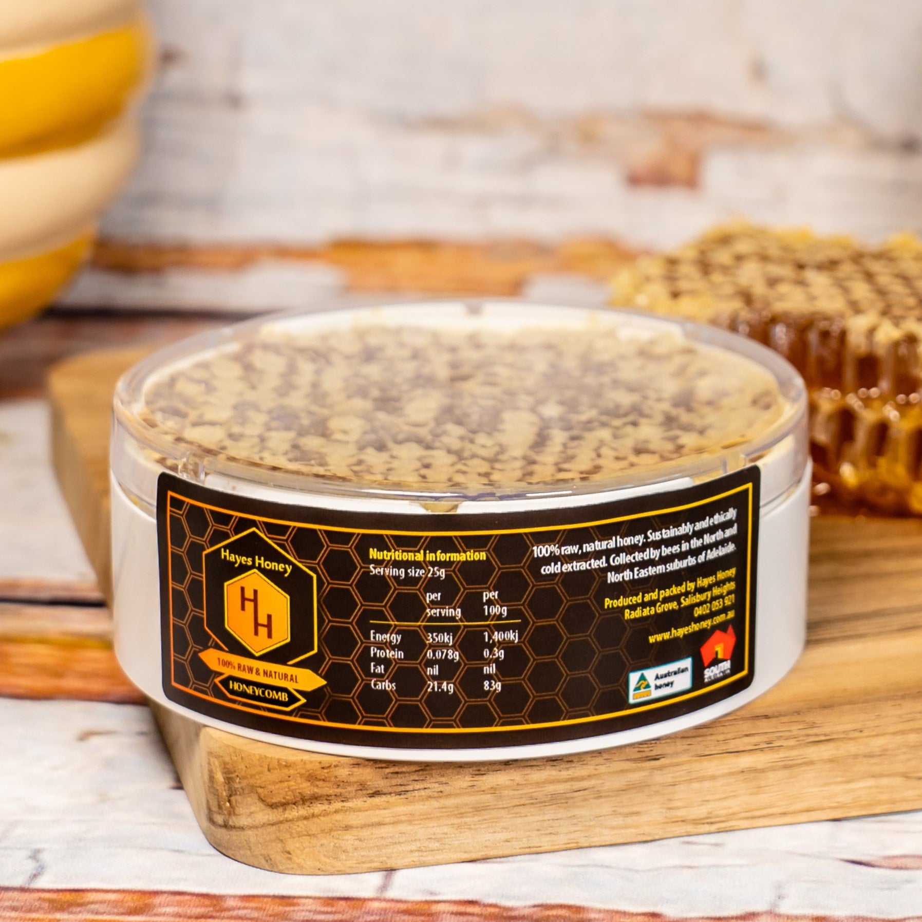 Pure honeycomb round | Hayes Honey